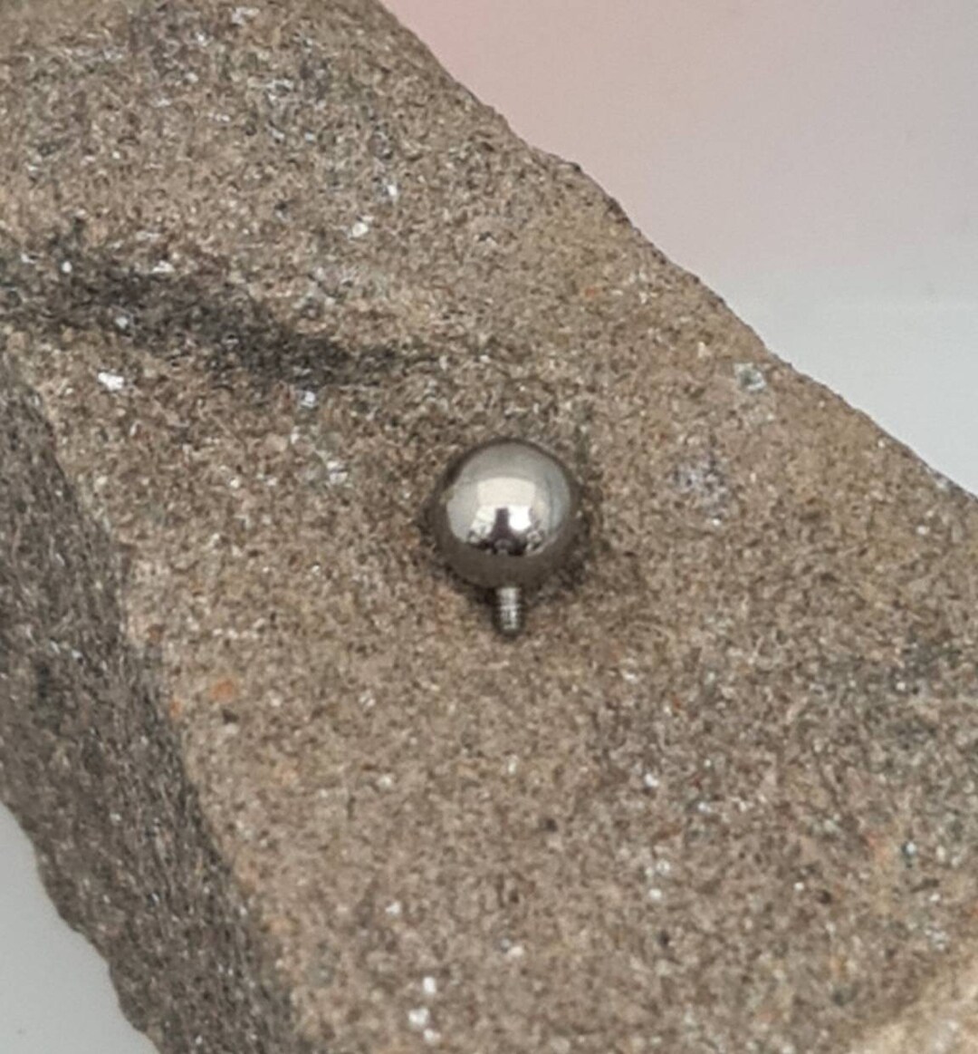 Basic Spare Internally Threaded Titanium Ball Suitable for My Piercing ...