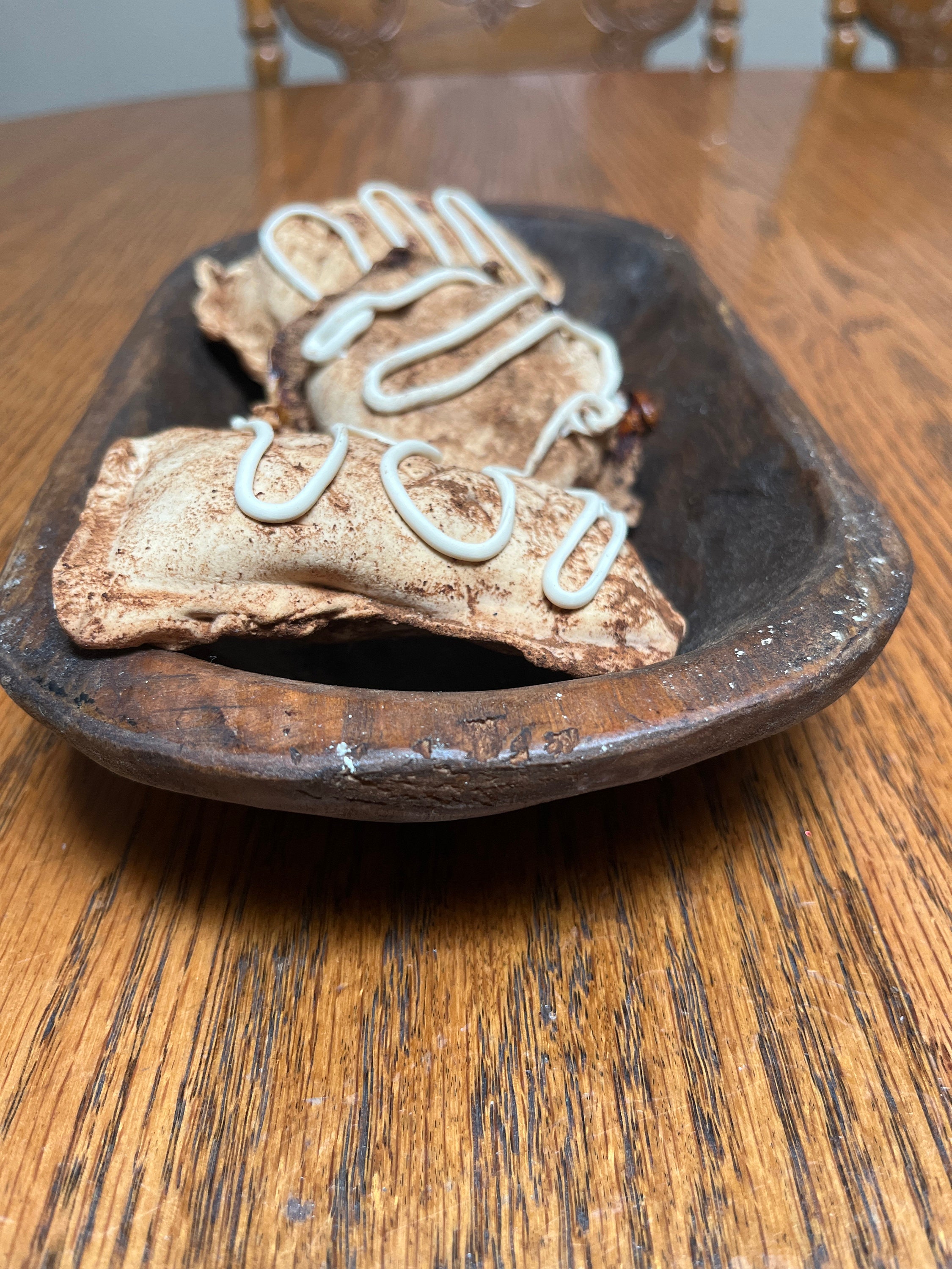 Faux Bake Hand Pies Trio Rustic Charm in Dough Bowl Decor Set - Etsy