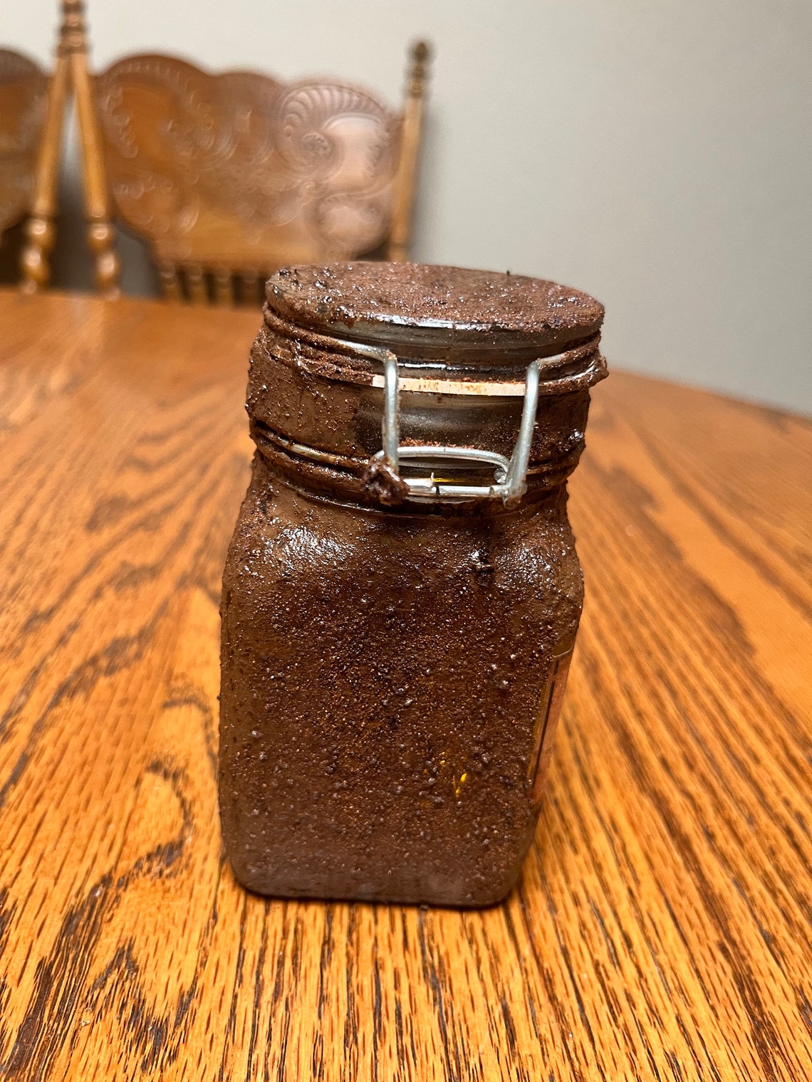Rustic Grungy Flour Jar With Battery-powered Light - Etsy