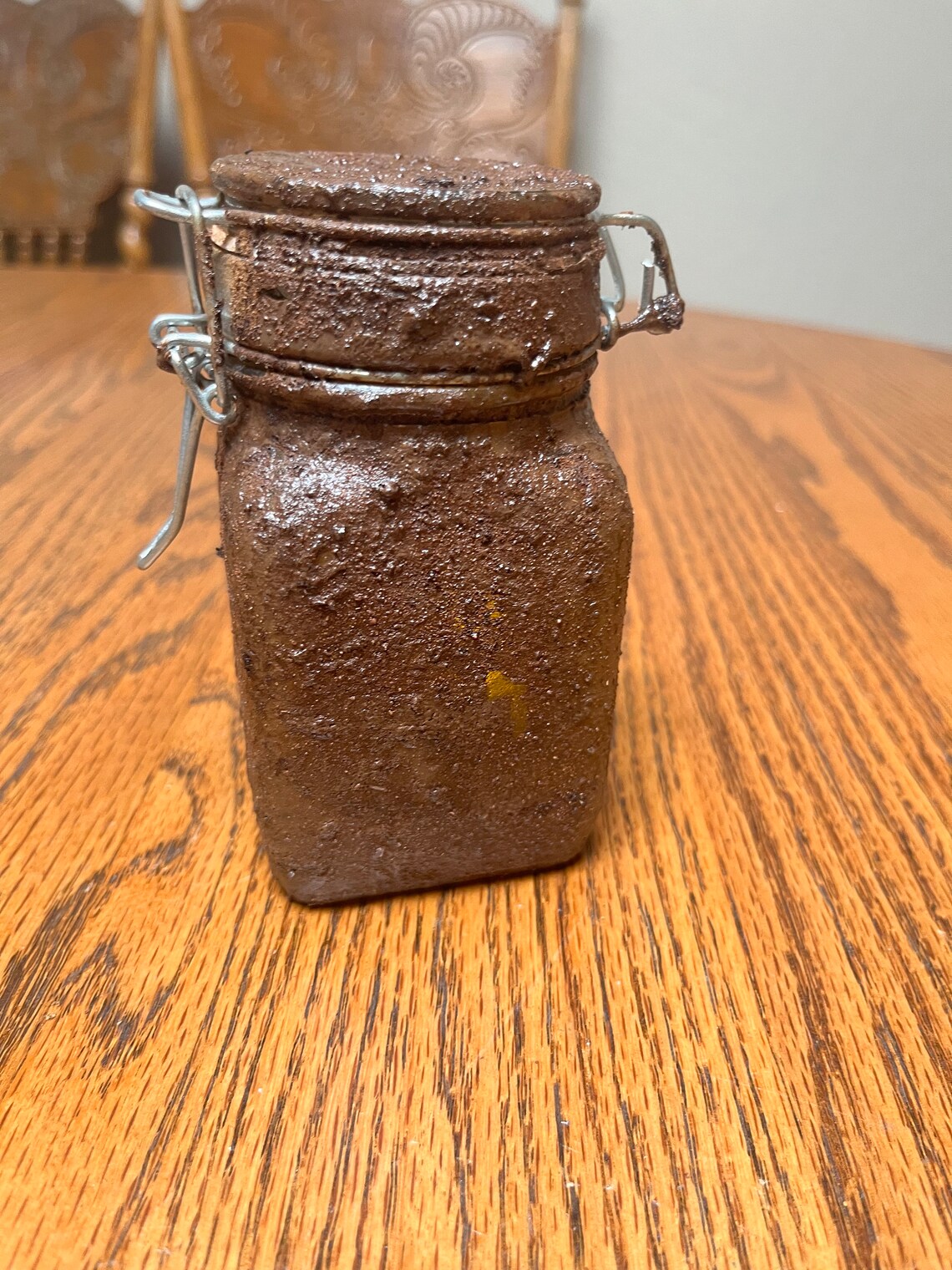 Rustic Grungy Flour Jar With Battery-powered Light - Etsy