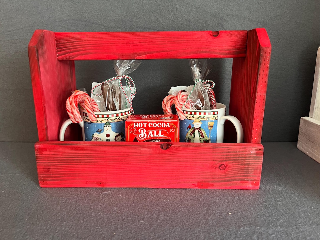 Hot Cocoa Caddy for Cozy Nights, Perfect for Christmas Gifts, Family ...