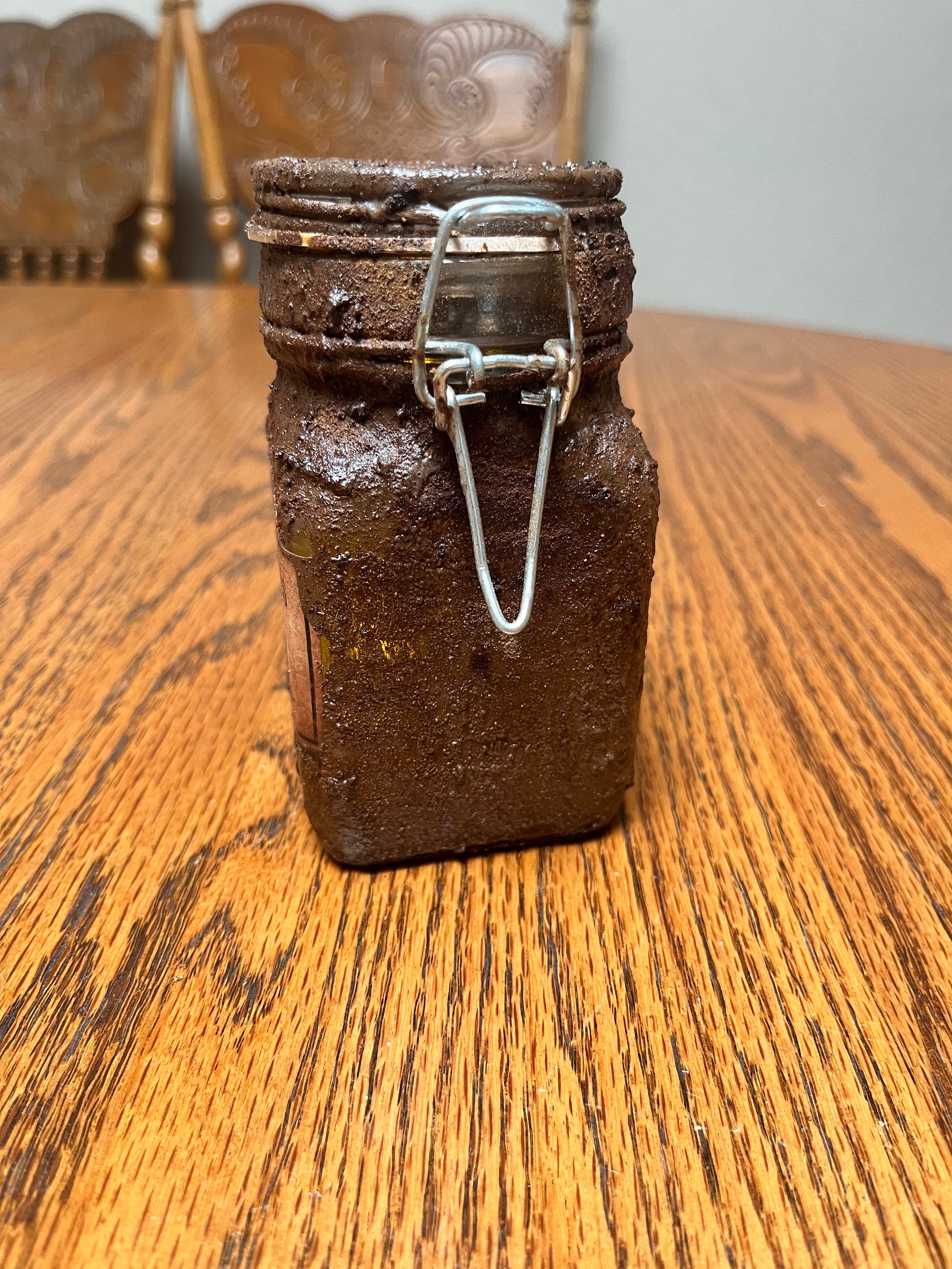 Rustic Grungy Flour Jar With Battery-powered Light - Etsy