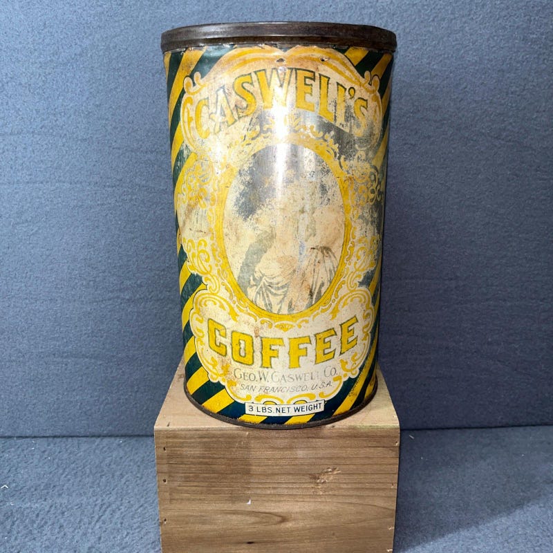 Vintage Coffee Tin - Etsy