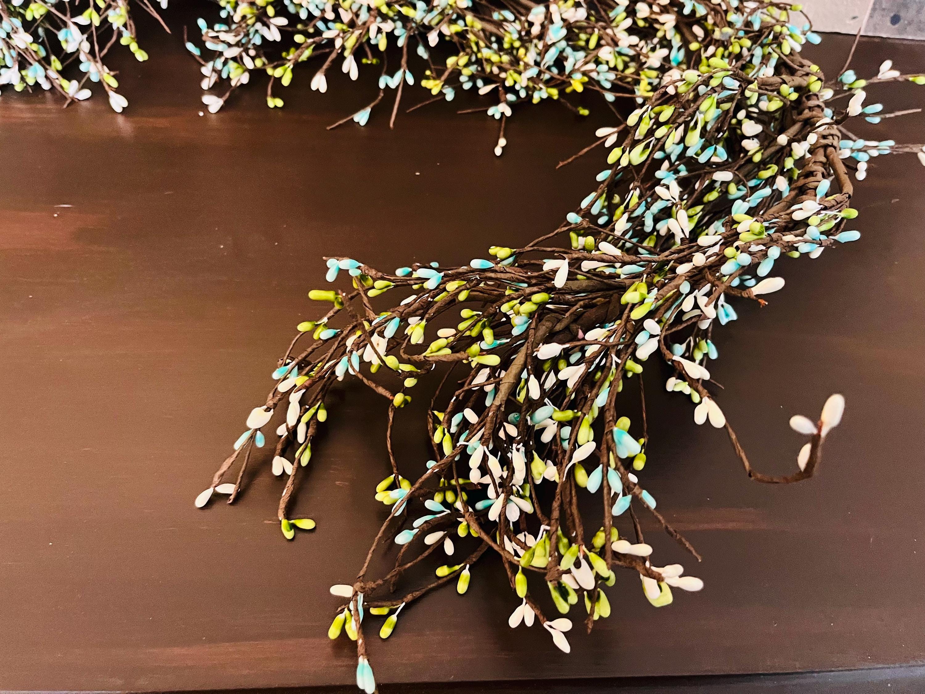Spring Pip Berry Garland: Rustic Decor for Home, Handmade Wreaths ...
