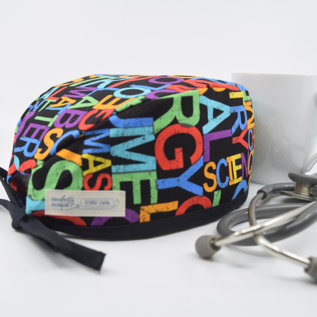 Men's Scrub Hat, Chemistry Word Art - Etsy