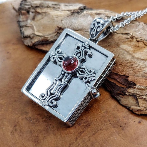 Jesus Christ Stainless Steel Locket Necklace | Etsy