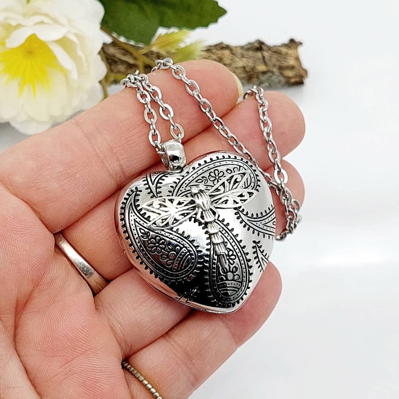 Multi Urn Cremation Jewelry Locket | Keepsake Heart Urn Necklace ...