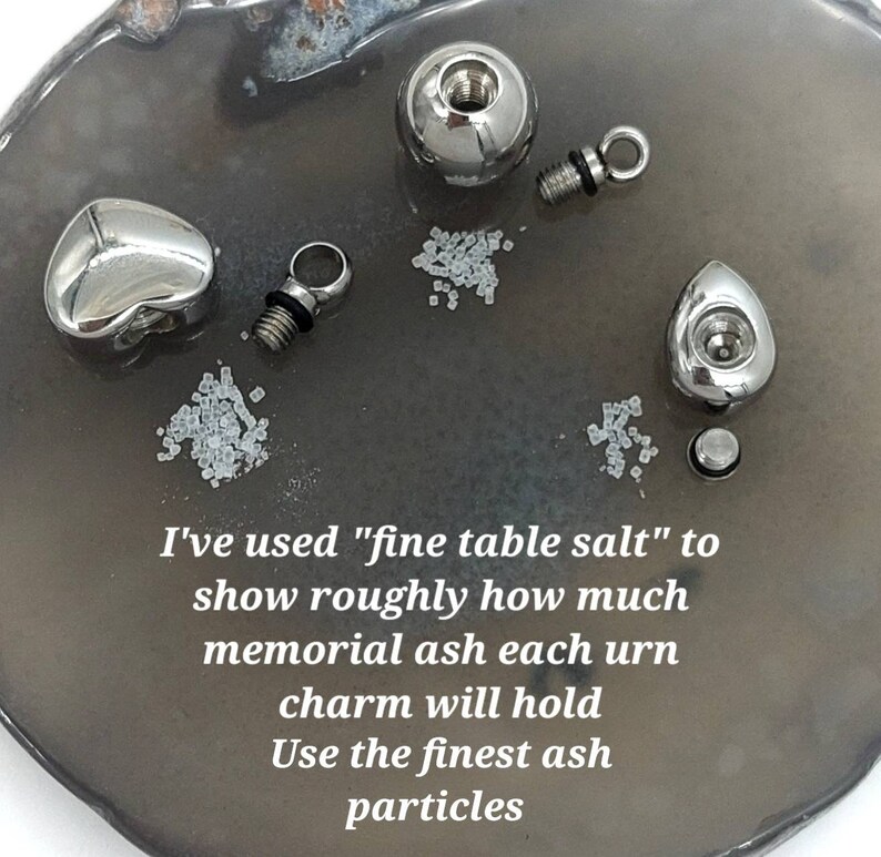 Tiny Tear Ashes Keepsake Urn Pendant Necklace for Ashes - Etsy