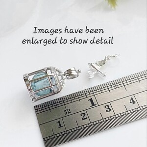 Sterling Silver Birdcage Locket, Cage Urn Necklace for Ashes, Cremation ...