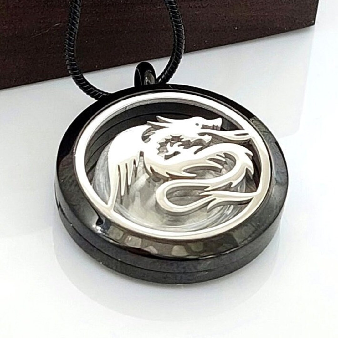 Dragon Locket | Dragon Urn Necklace or Hair Locket | Ashes Jewelry ...