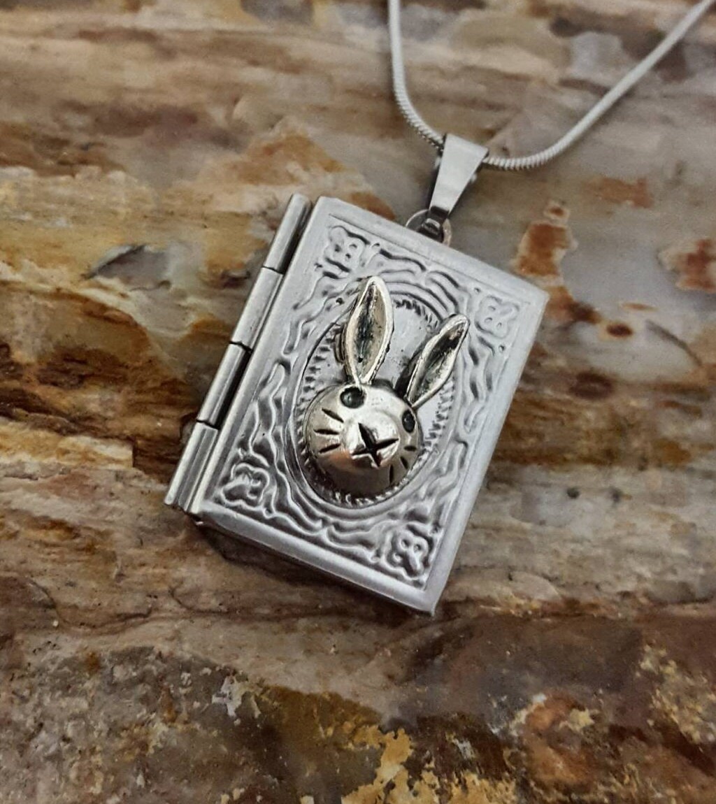 Small Stainless Rabbit Locket | Memorial Locket | Photo Locket | Peter ...