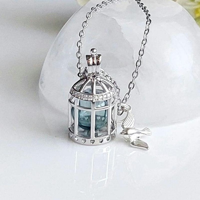 Bird Cage Necklace - Etsy