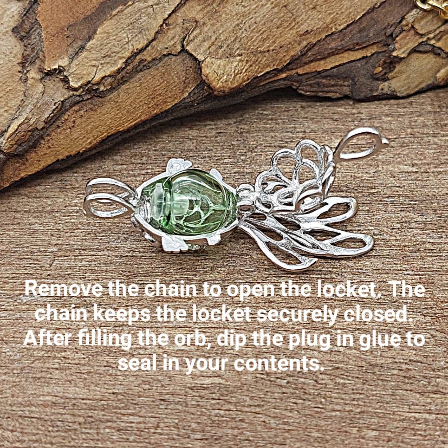 Sterling Sterrling Silver Koi Gold Fish Locket Urn Necklace | Memorial ...