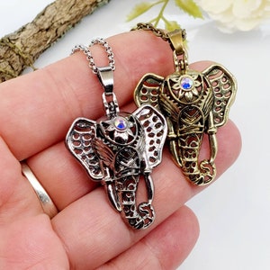 Elephant Locket for Ashes or Hair | Urn Jewelry | Keepsake Urn Pendant ...