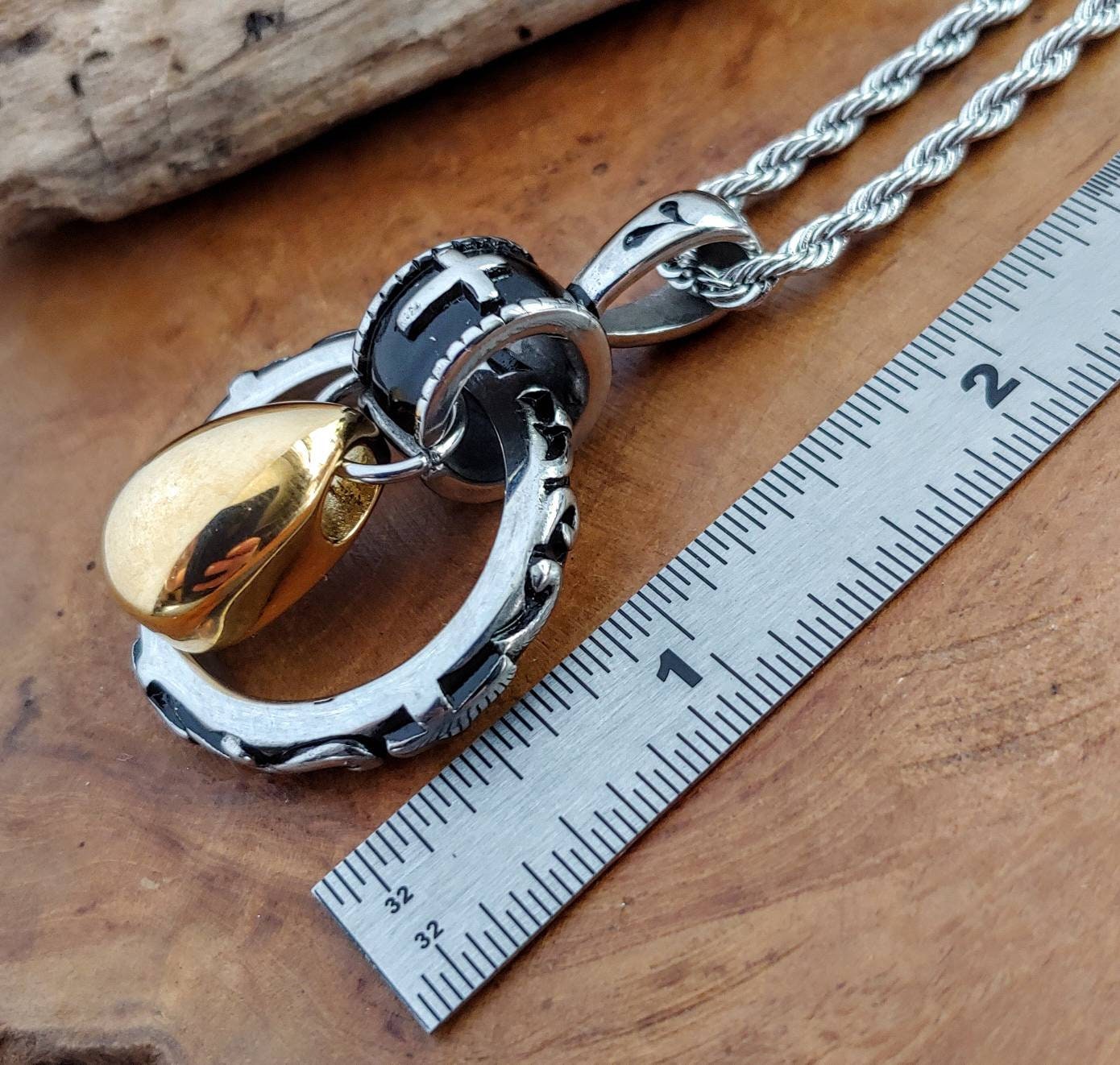 Infinity Ring Cross Teardrop Urn Pendant | Religious Cremation Jewelry ...