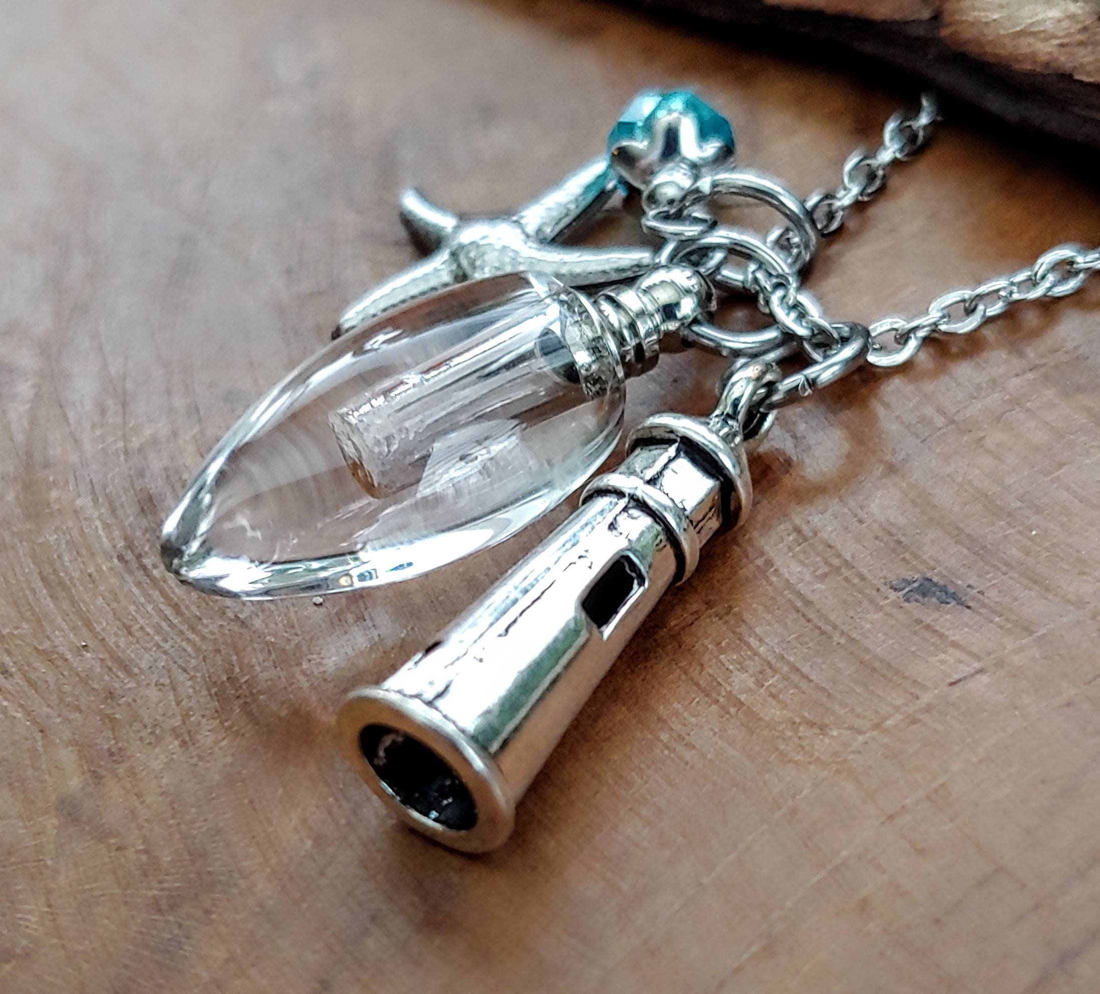 Lighthouse Urn Necklace for Ashes Sand | Memorial Urn Jewelry ...