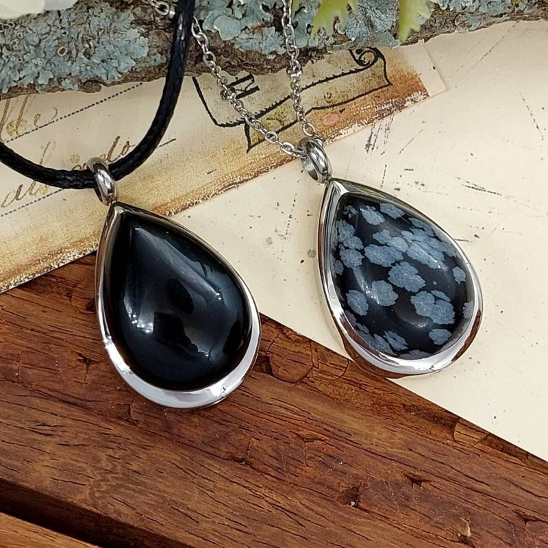 Obsidian Urn Jewelry - Etsy