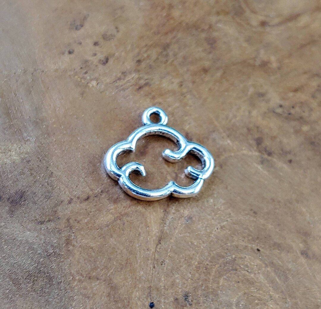 Small Cloud Charm - Etsy