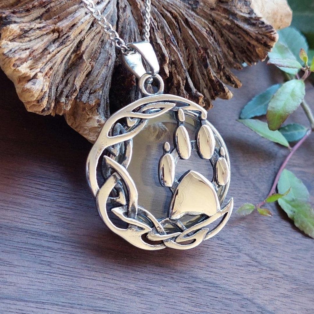 Pet Keepsake Locket for Ashes or Lock of Hair | Cat or Dog Urn Necklace ...