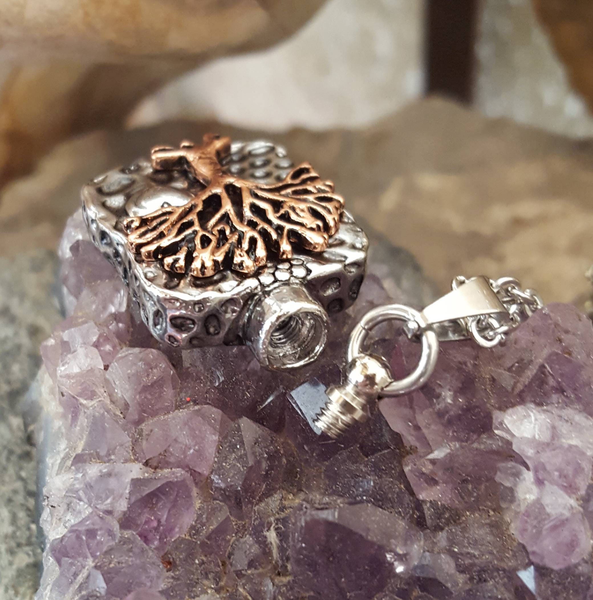 Tree of Life Urn Pendant | Crematio Necklace | Tree of Life Urn ...