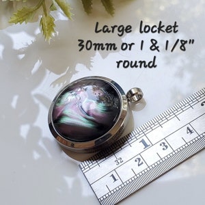 Aurora Borealis Locket Pendant | Pretty Keepsake Jewelry Gifts for Any ...