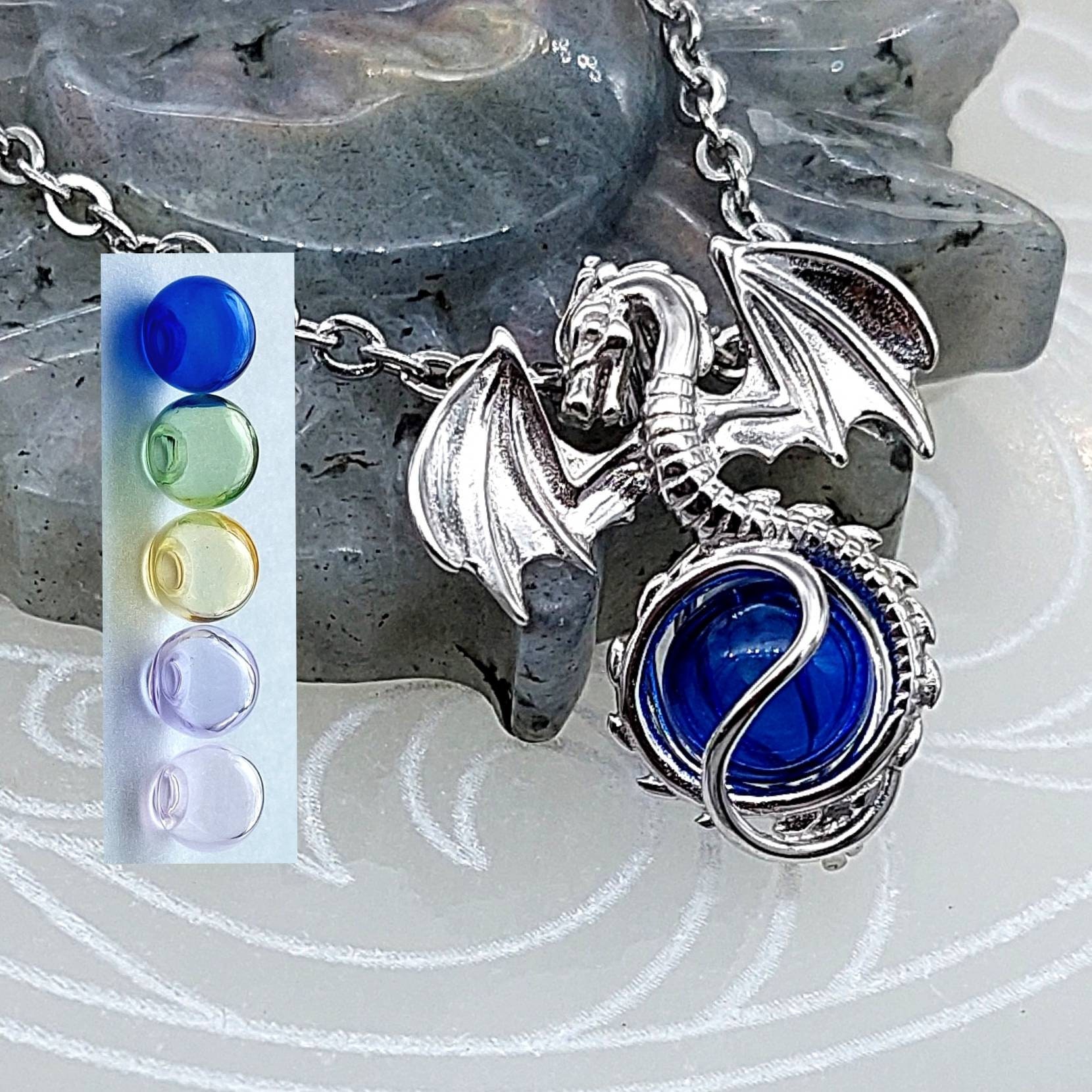 Sterling Silver Dragon Locket Urn Necklace for Ashes | Keepsake ...