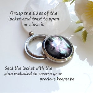 Aurora Borealis Locket Pendant | Pretty Keepsake Jewelry Gifts for Any ...