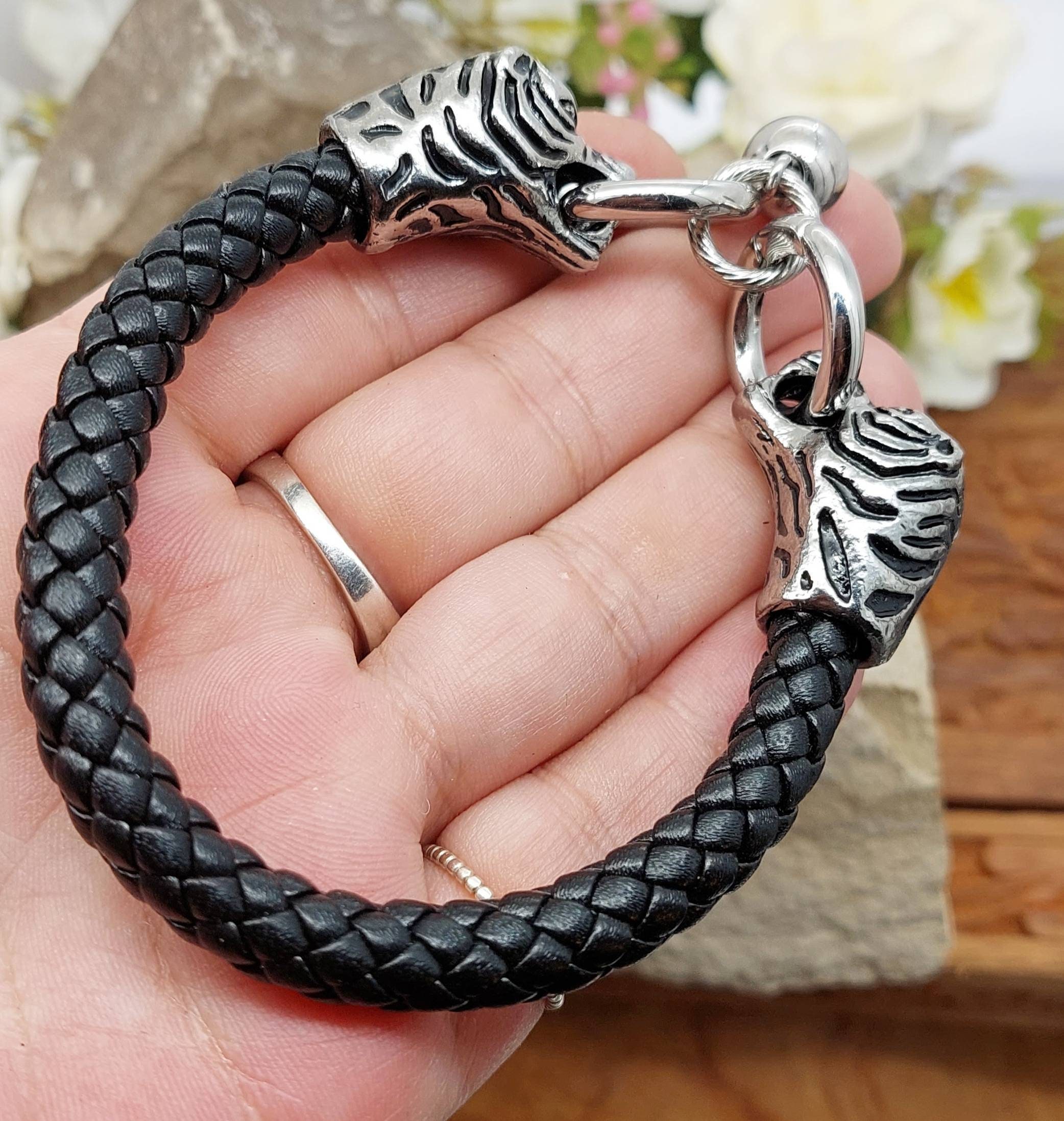 Tiger Urn Bracelet For Ashes Cremation Jewelry For Men Or Women Ash Tiger Urn Bracelet For Ashes Cremation Jewelry For Men Or Women Ash
