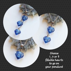 Double Heart Urn Necklace for Two Urns | Cremation Jewelry | Cremation ...