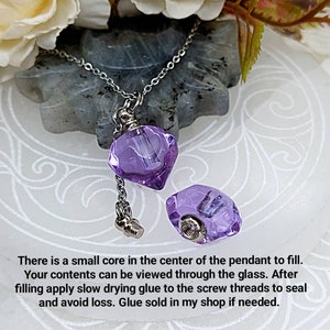 Double Heart Urn Necklace for Two Urns Cremation Jewelry - Etsy