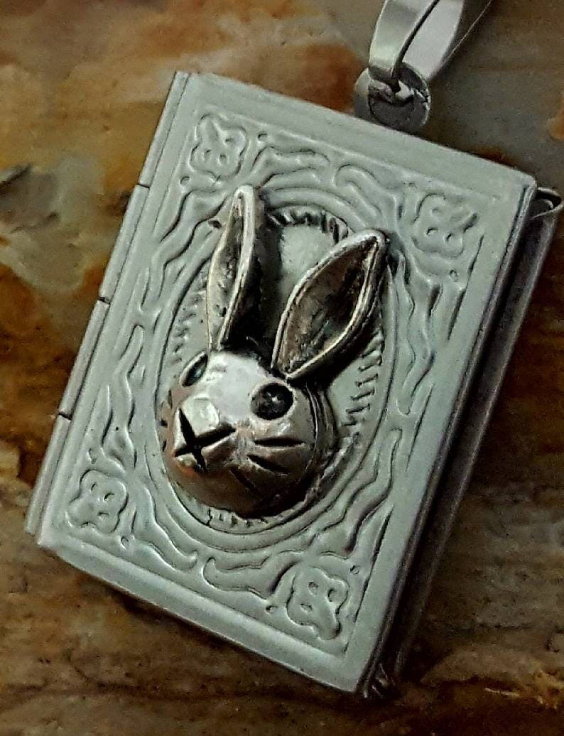 Small Stainless Rabbit Locket | Memorial Locket | Photo Locket | Peter ...