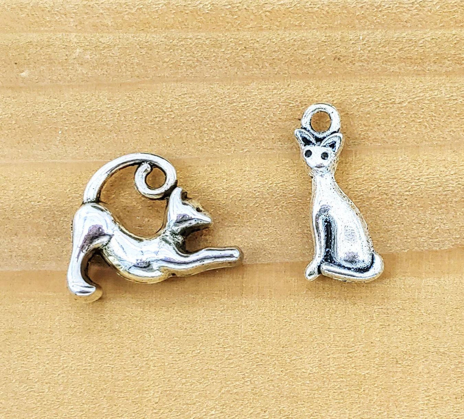 Kitty Cat Charm | Etsy