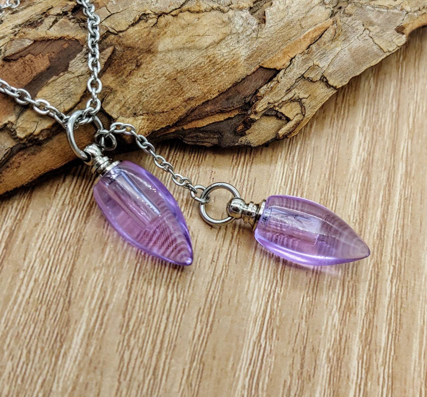 Double Urn Necklace for two Urns | Cremation Jewelry for 2 Urns | Ash ...