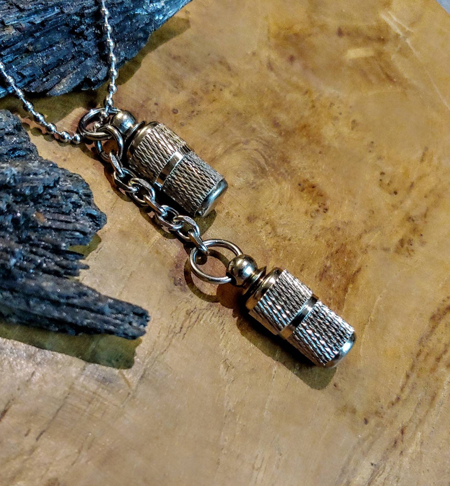 Multi Keepsake Memorial Urn Necklace for two | Cremation Jewelry | Urn ...