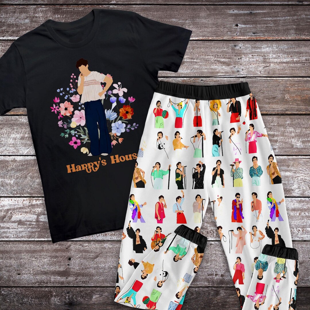 Harry House Pajamas Set, Harry Styles Personalized Family Pajamas ...