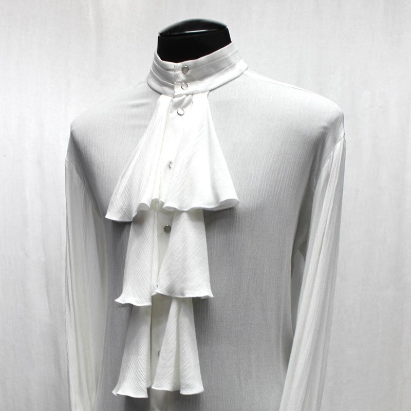 Ruffled Poet Shirt - Etsy