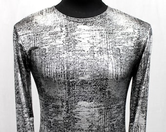 Metallic Men Shirt - Etsy