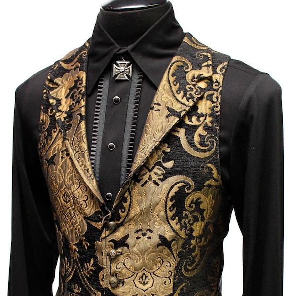Gold Vest - Etsy
