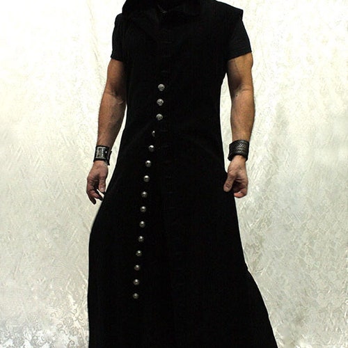 WRAITH ROBE Black Velvet - Etsy