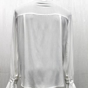 THE COUNT SHIRT - White Rayon - Etsy