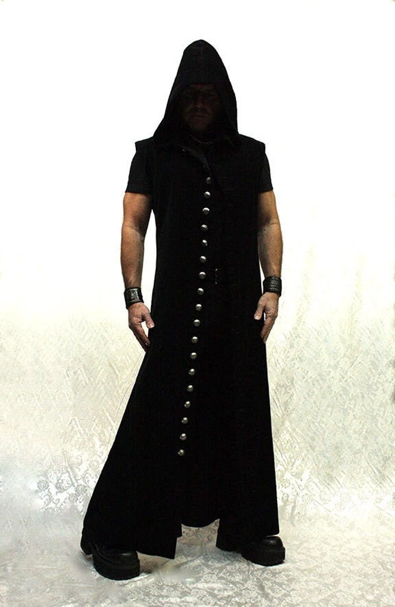 WRAITH ROBE Heavy Black Cotton Size XXL Last One Left - Etsy