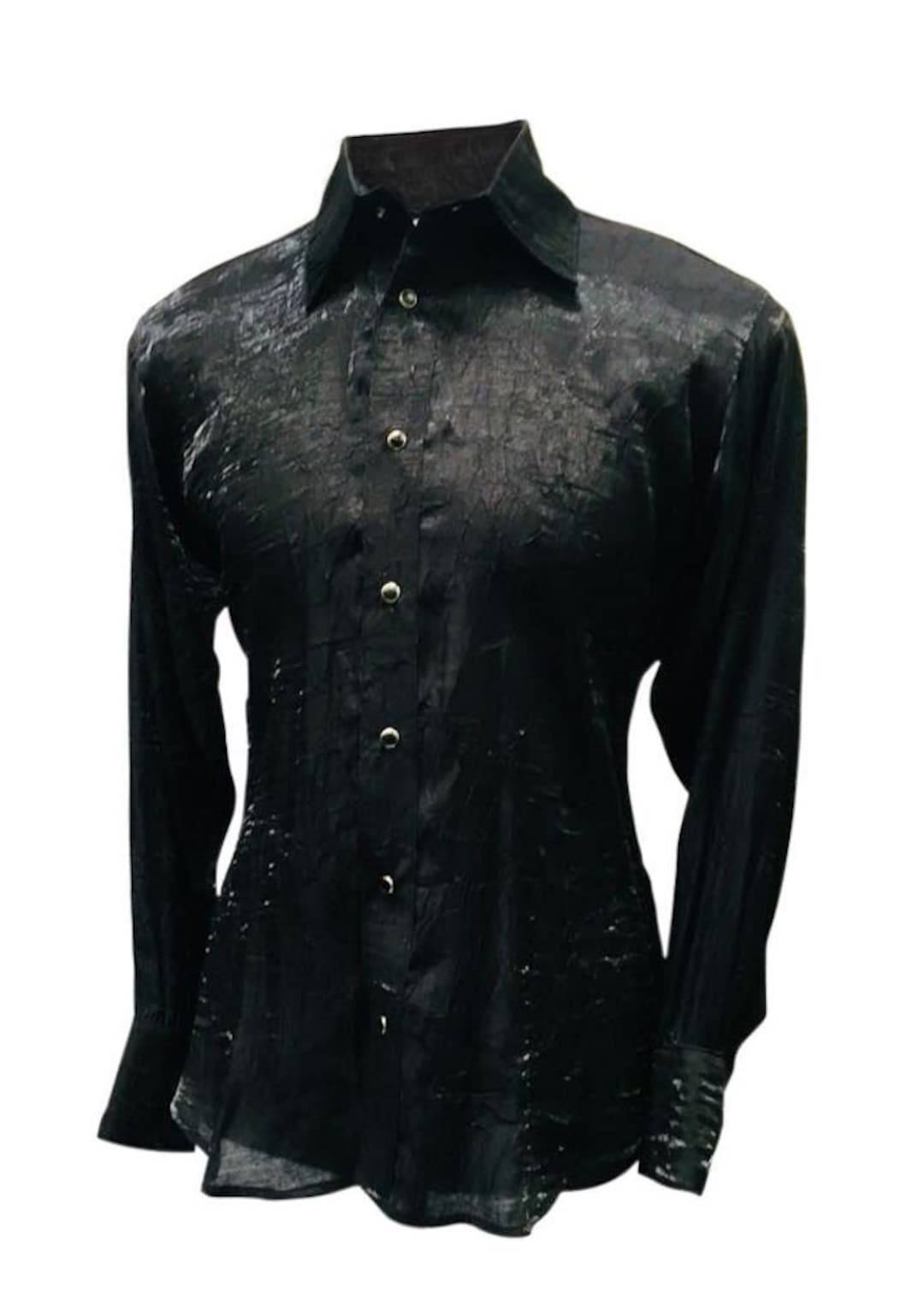 SHIMMER SHIRT - Black - Etsy