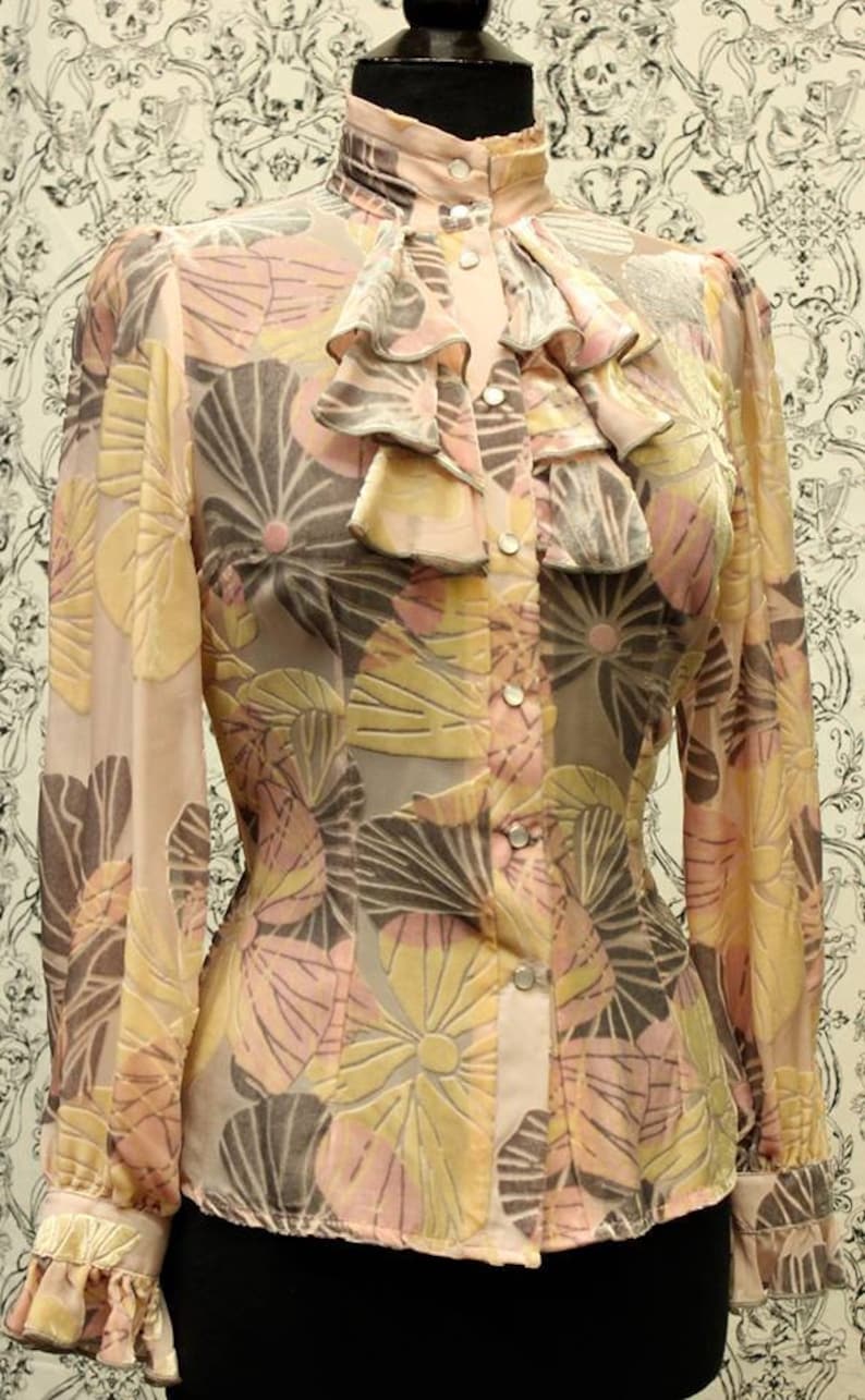 ANTOINETTE TOP Pink Velvet - Etsy