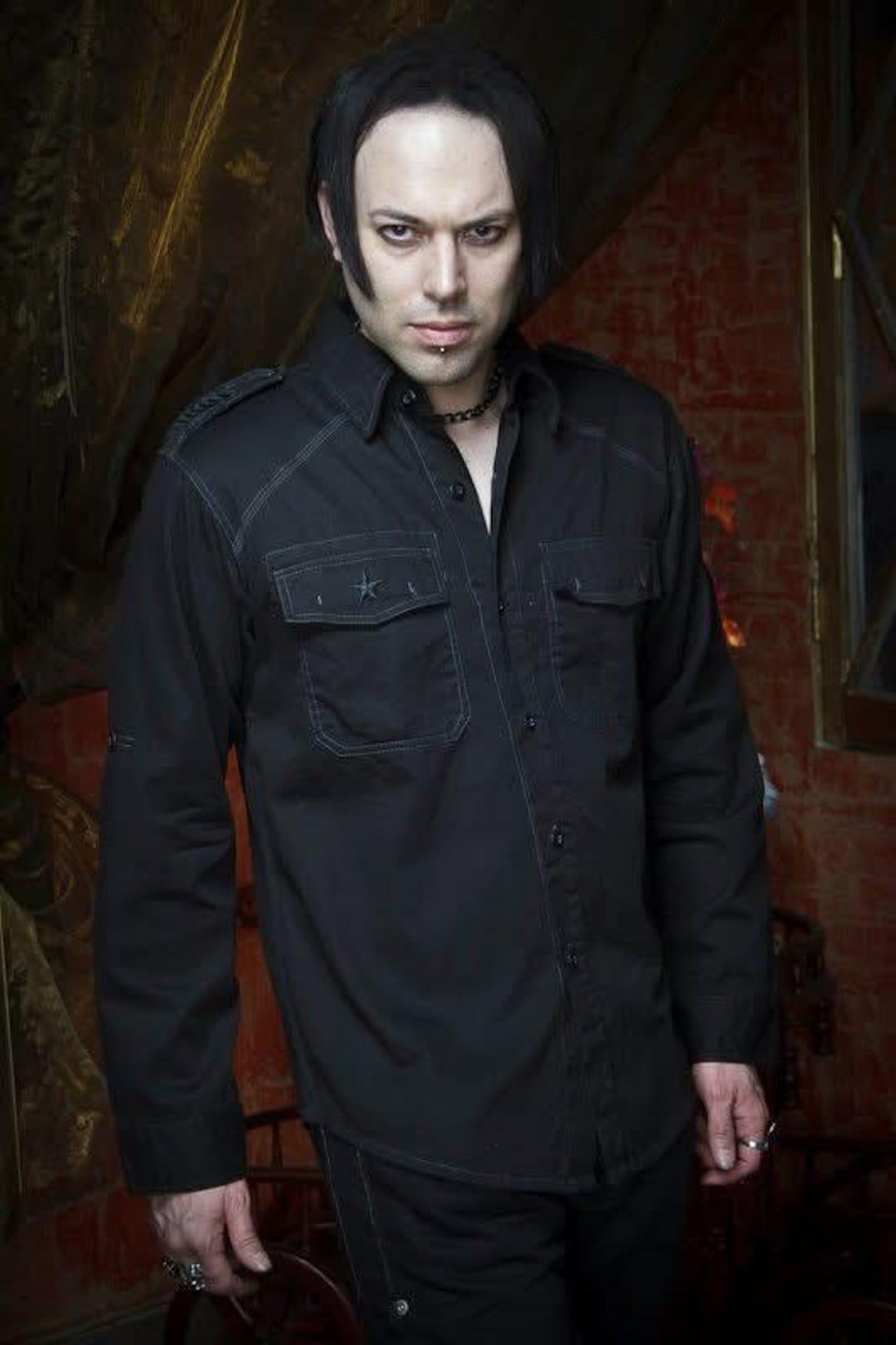 GUERRILLA ARMY SHIRT - Black on Black - Etsy
