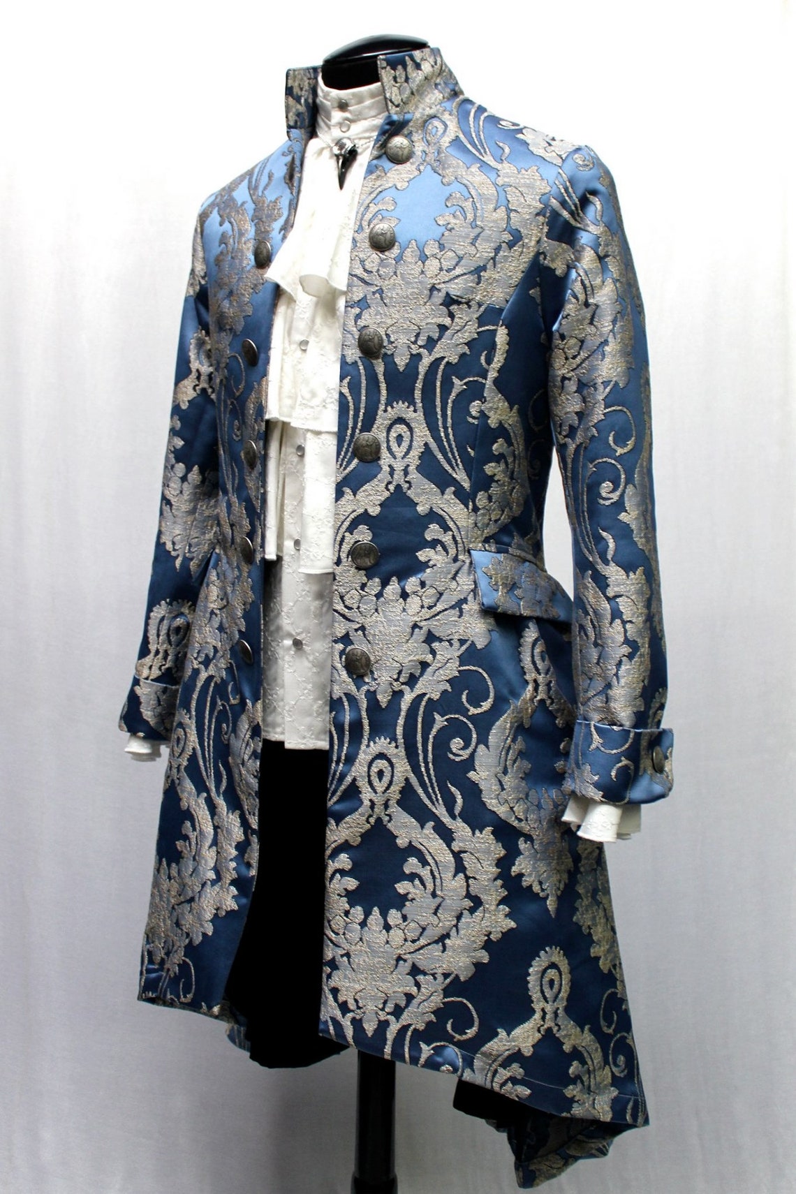 Order of the Dragon Coat - Ice Blue Brocade - Etsy
