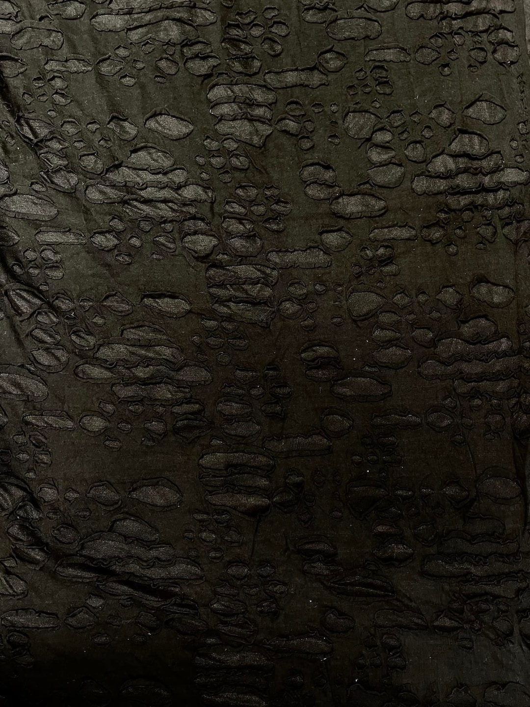 BLACK DECAYED FABRIC - 1 Yard - Etsy