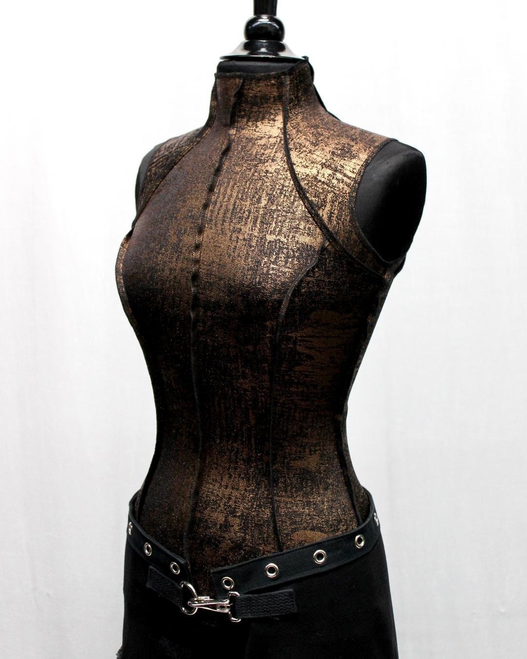 FUTURE SHOCK TOP Sleeveless - Bronze Metallic - Etsy