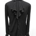 THE COUNT SHIRT - Black Rayon - Etsy