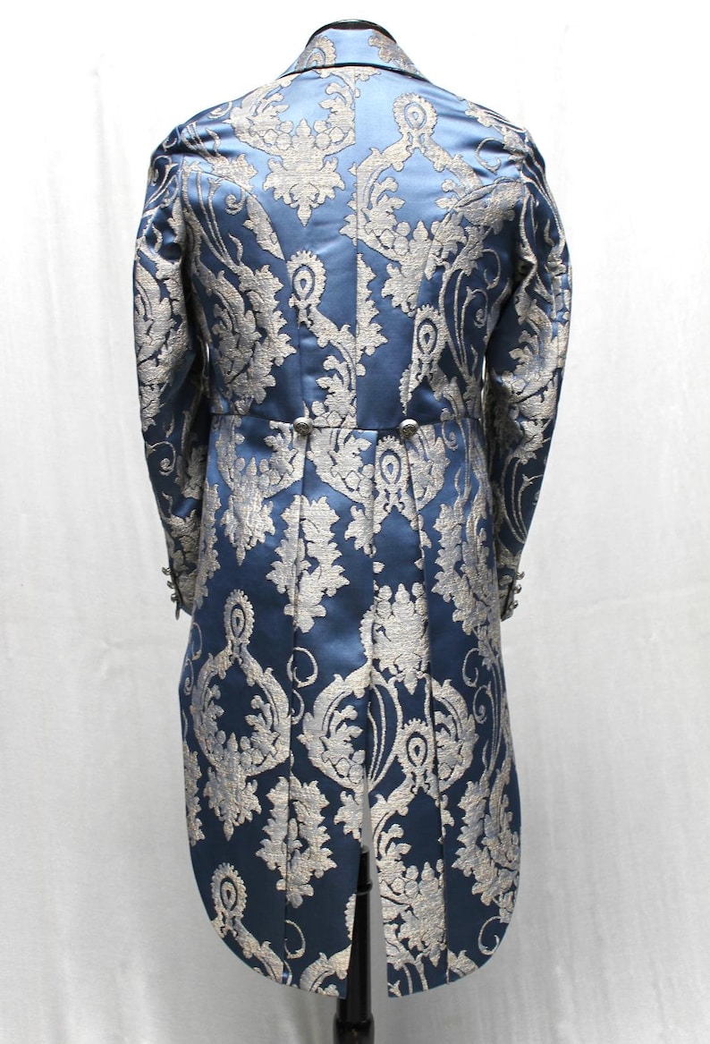 MONTE CRISTO TAILCOAT - Ice Blue Brocade - Etsy