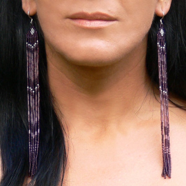 Very Long Earrings - Etsy